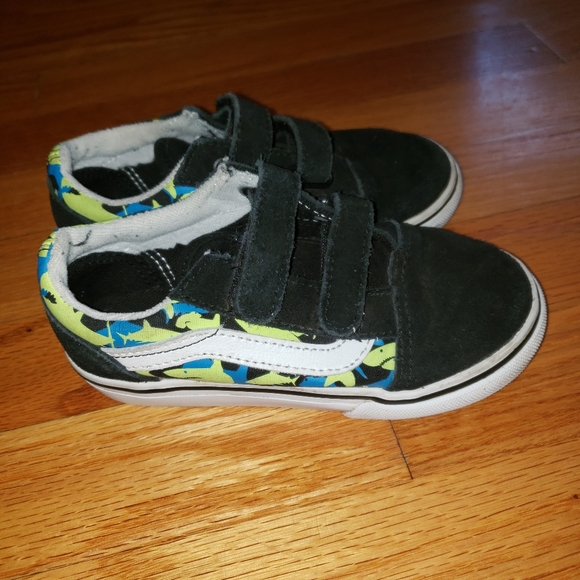 Vans | Shoes | Vans Shark Hook And Loop Sneakers | Poshmark